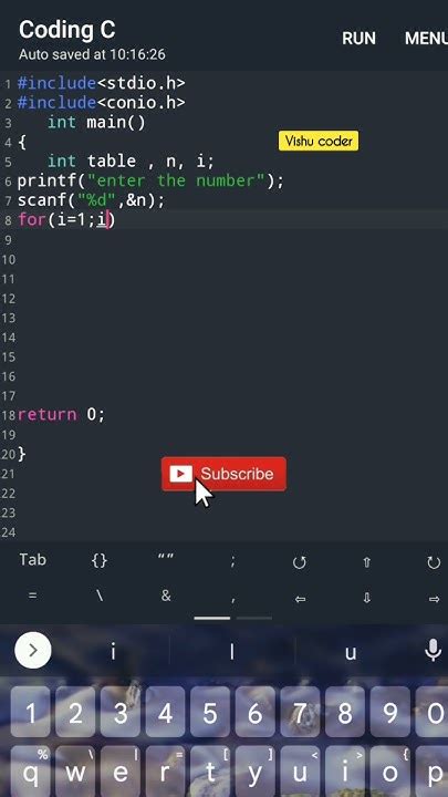 print table in c programming|| #cprogramming || #programming #coding #shorts #viralshorts - YouTube