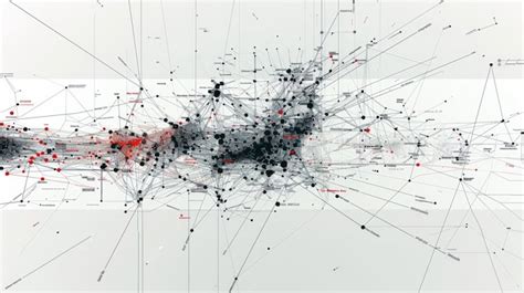 Highly Detailed Network Topology Map Showcasing Complex Node