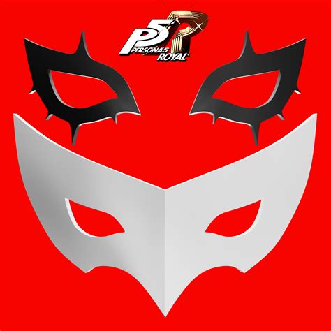 🃏 Joker Mask From Persona 5・ Stl File For ・cults