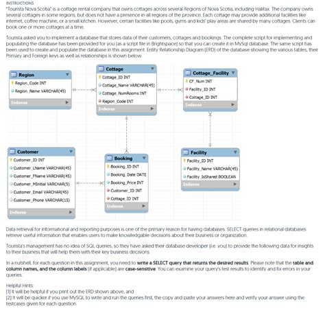 Solved This Is A MySQL Assignment The Script File Chegg Com