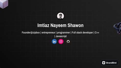 how personal branding boosts web design md imtiaz nayeem shawon
