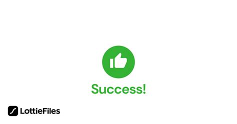 Free Success Button Animation Animation By Ghanshyam Lottiefiles