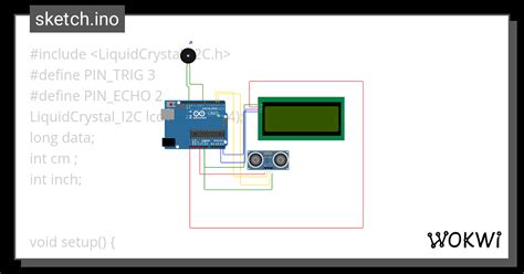 Ultrasonic Wokwi ESP32 STM32 Arduino Simulator