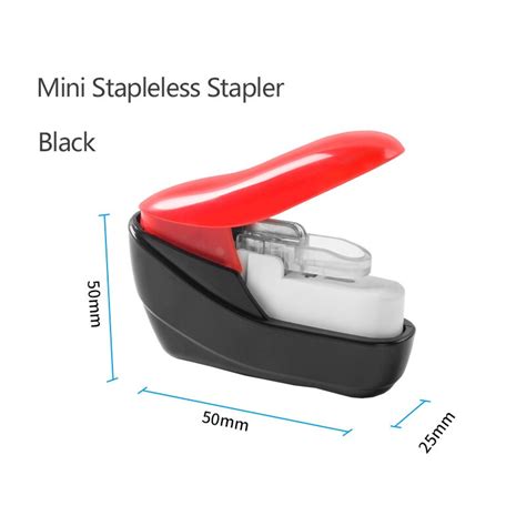 Machine Handheld Staple Color Stapleless Paper Sta Vicedeal