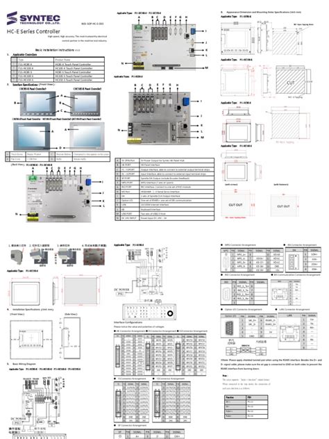 b01 sop hc e 003 hc e controller basic installation instructions