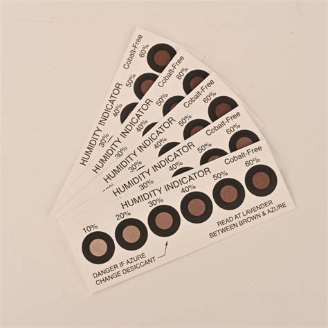 Reversible Brown To Azure 10 60 Hic Cobalt Free Humidity Indicator For Electronics Humidity