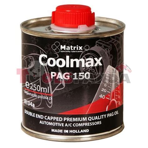 Масло за климатична система PAG-OIL 150 250мл. | MATRIX LUBRICANTS ...