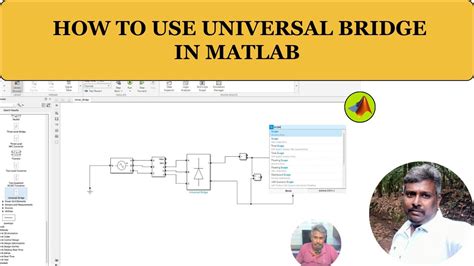 How To Use Universal Bridge In MATLAB MATLAB MATLAB Simulink Universal Bridge Block In