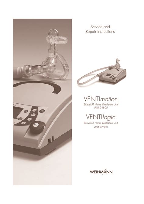 Service Manual For Weinmann Ventimotion Weinmann Ventimotion Schematics