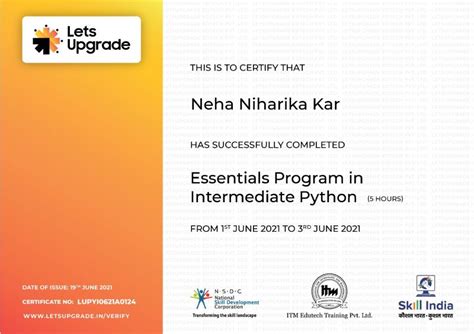 Neha Niharika Kar On Linkedin Python Pythonprogramming Elearning