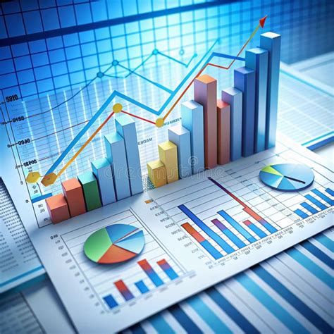 Business Growth Concept Visualizing Financial Reports For Effective