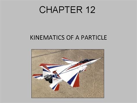 chapter 12 kinematics of a particle kinematics of