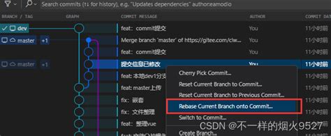 Vscode Gitlens插件使用git不一样的烟火9527 Ai编程社区