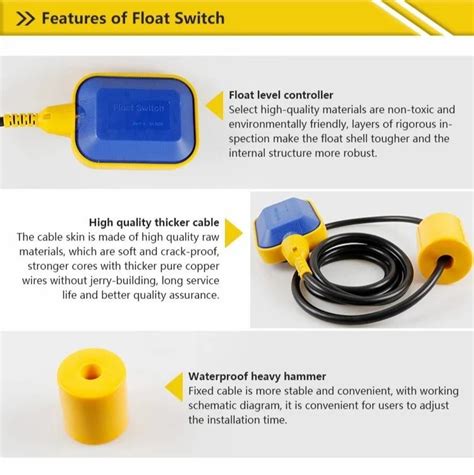 Top Mount Media Type Dry Material Cable Float Switch PVC Meter Technology Ultrasonic At