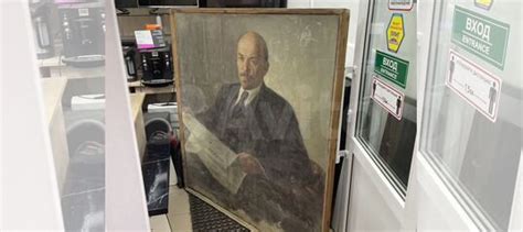 Картина маслом «Ленин с газетой купить в Екатеринбурге Хобби и отдых