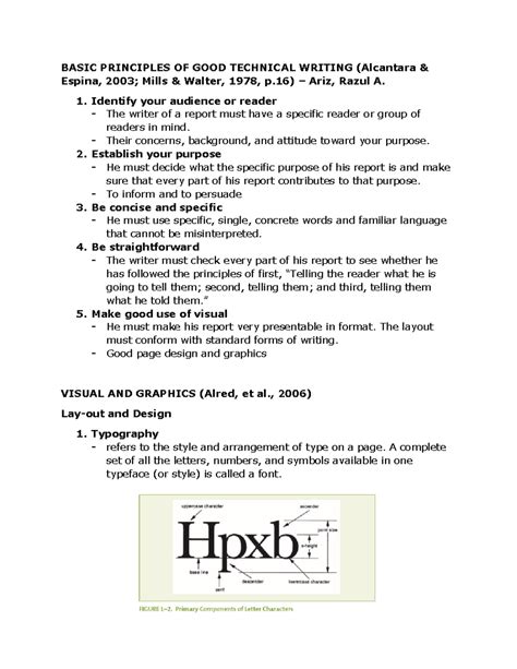 Principle Of Technical Writing Basic Principles Of Good Technical Writing Alcantara And Espina