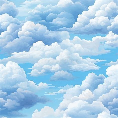 Realistic Clouds Texture Stock Illustration Illustration Of Wallpaper