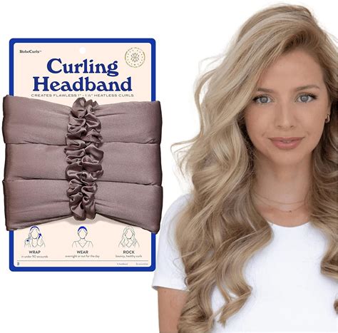Robecurls Satin Heatless Hair Curler — The Original Curling Headband