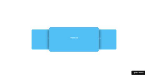 React Card Carousel Codesandbox