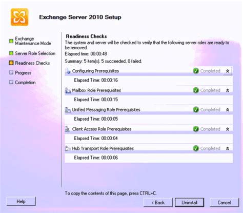 Troubleshooting Common Issues When Uninstalling Exchange 2010