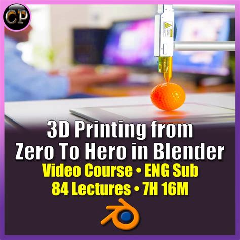 3d Printing From Zero To Hero In Blender Course Video Course For Pc Windows Blender Eng Sub