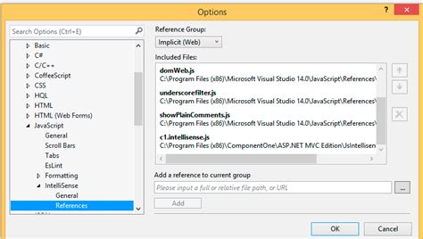 javascript intellisense improvement in asp mvc edition componentone