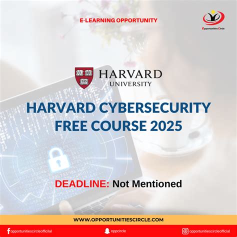 Harvard Cybersecurity Free Course 2025 Opportunities Circle