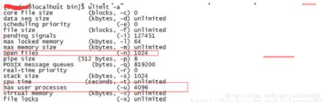 Linux下修改最大线程数修改linux Ulimit最大线程数 Csdn博客