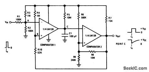 Multivibrator With Input Lock Out Electrical Equipment Circuit Circuit Diagram SeekIC Com