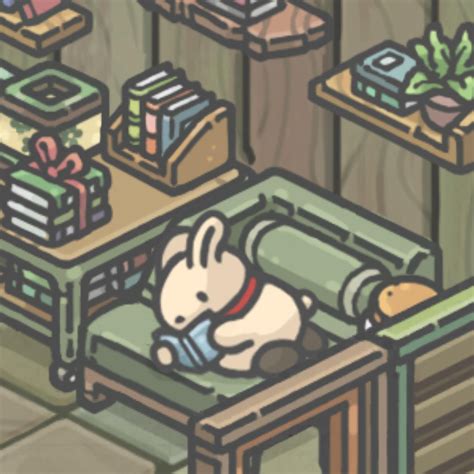 Tsuki Enjoying Chis Library