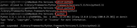 mac：安装python3并配置环境变量（本地多个python版本选择配置） mac多个python3 csdn博客
