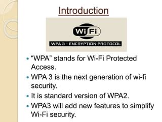 WPA 3 PPT
