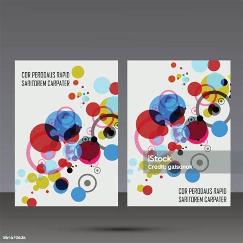 추상적인 기하학적 이미지입니다 아름 다운 디자인 조각에서 설정 합니다 A4 형식 템플릿입니다 디자인에 대 한 벡터 구성 개념에 대한 스톡 벡터 아트 및 기타 이미지 Istock