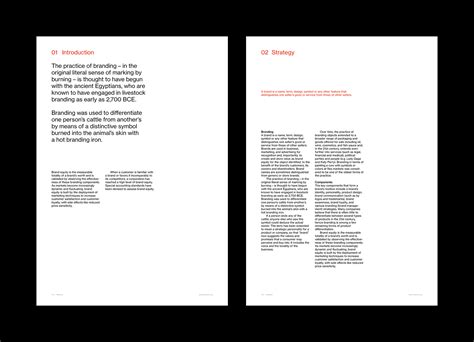 Brand Identity Guidelines Grid System A4 Portrait Behance