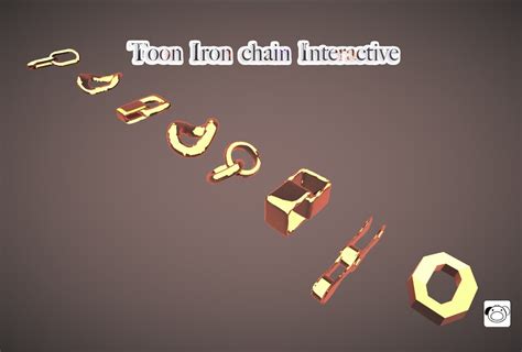 Artstation Unity Shader Toon Iron Chain Interactive Game Assets