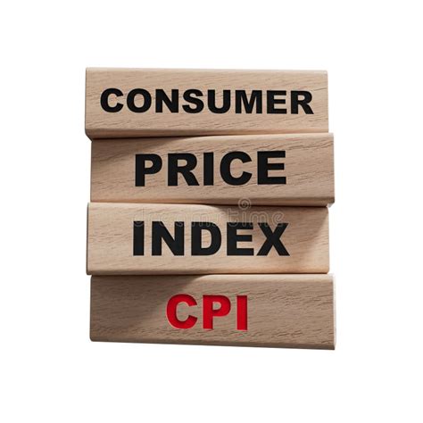 Cpi Consumer Price Index Symbol Concept Word Cpi On Wooden Blocks