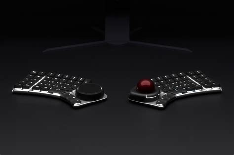Customizable Spilt Keyboard With A Mousepad Joystick And 3d Navigator Customizable Spilt Keyboard With A Mousepad Joystick And 3d Navigator