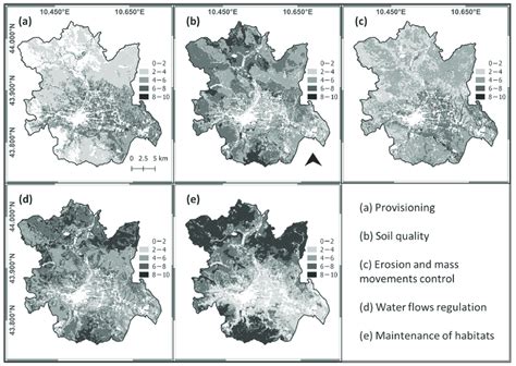 Ecosystem Services Maps Download Scientific Diagram