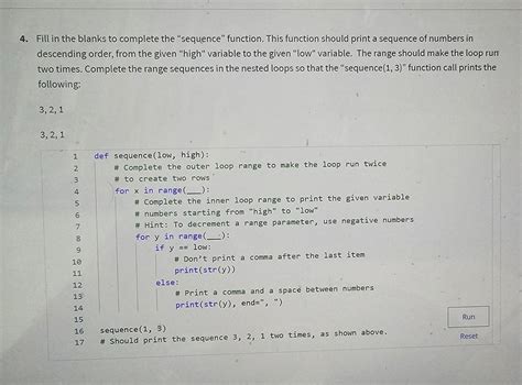 Solved The Following Code Is Supposed To Add Together All Chegg Com