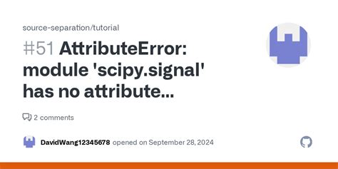 Attributeerror Module Scipysignal Has No Attribute Hamming