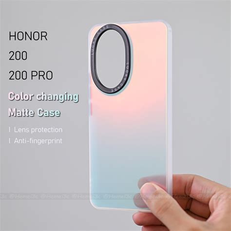 For Honor Pro Casing Discolored Translucent Matte Hard Phone Case Cover Shopee Philippines
