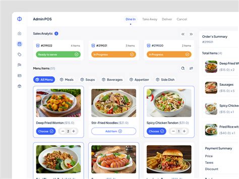 Tumbas Restaurant Pos System Dashboard By Repan 🍋 On Dribbble