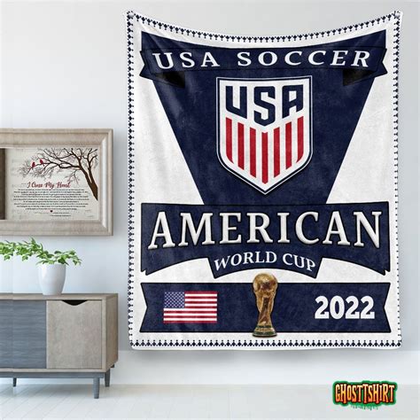 Usa National Team World Cup 2022 Blanket