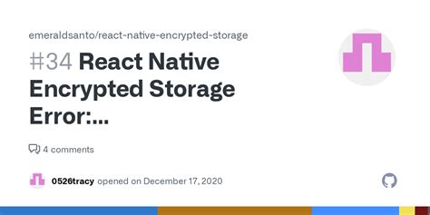React Native Encrypted Storage Error RNEncryptedStorage Is Undefined Issue Emeraldsanto