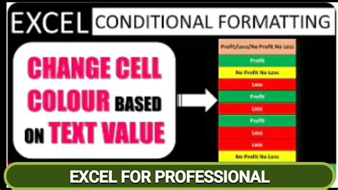 Highlight Cells Based on Criteria in Excel | Conditional Formatting in Excel - YouTube