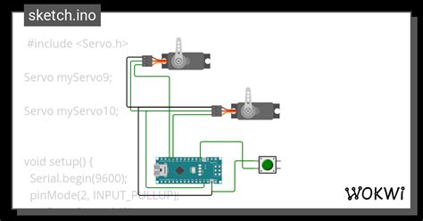 Dva Servo Wokwi Esp32 Stm32 Arduino Simulator