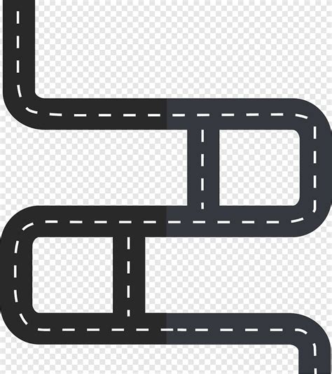 무료 다운로드 검은 도로 그림 Roadworks 만화 교통 구불 구불 한 도로 각도 텍스트 Png Pngegg