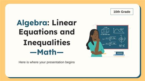 Algebra Linear Equations And Inequalities Math