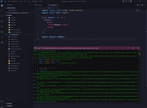 rn 0 71 syntax error when trying to add new components or screens r