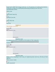 Network Security Prelim Exam Docx Based With SANS Technology Institute It Is The Process Of